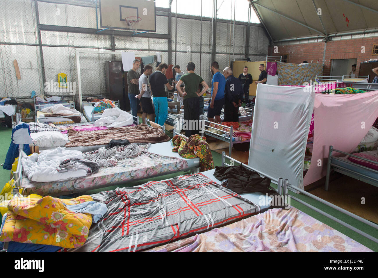 Asylum shelter central reception of asylum seekers hi-res stock ...