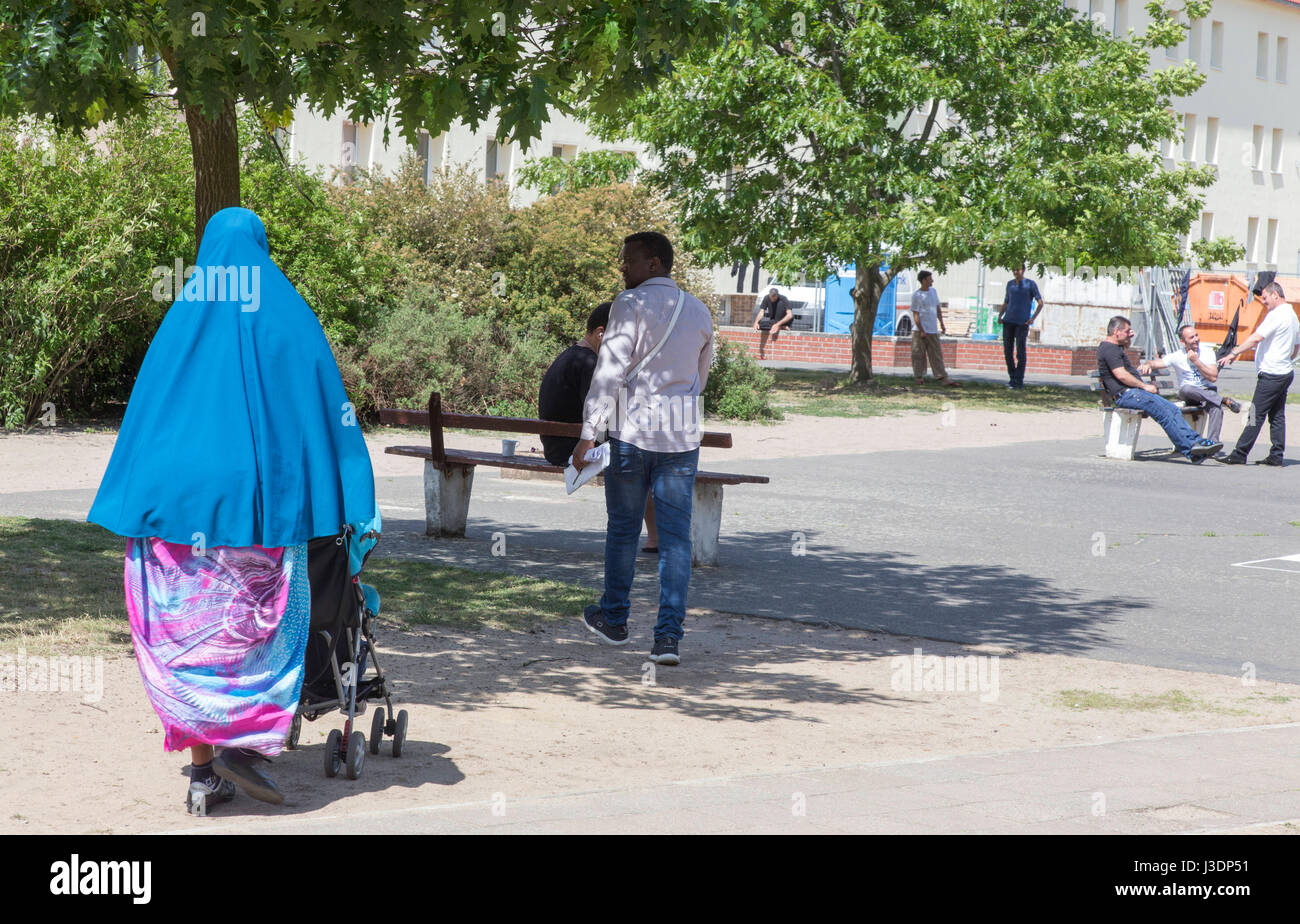 Asylum shelter central reception of asylum seekers hi-res stock ...