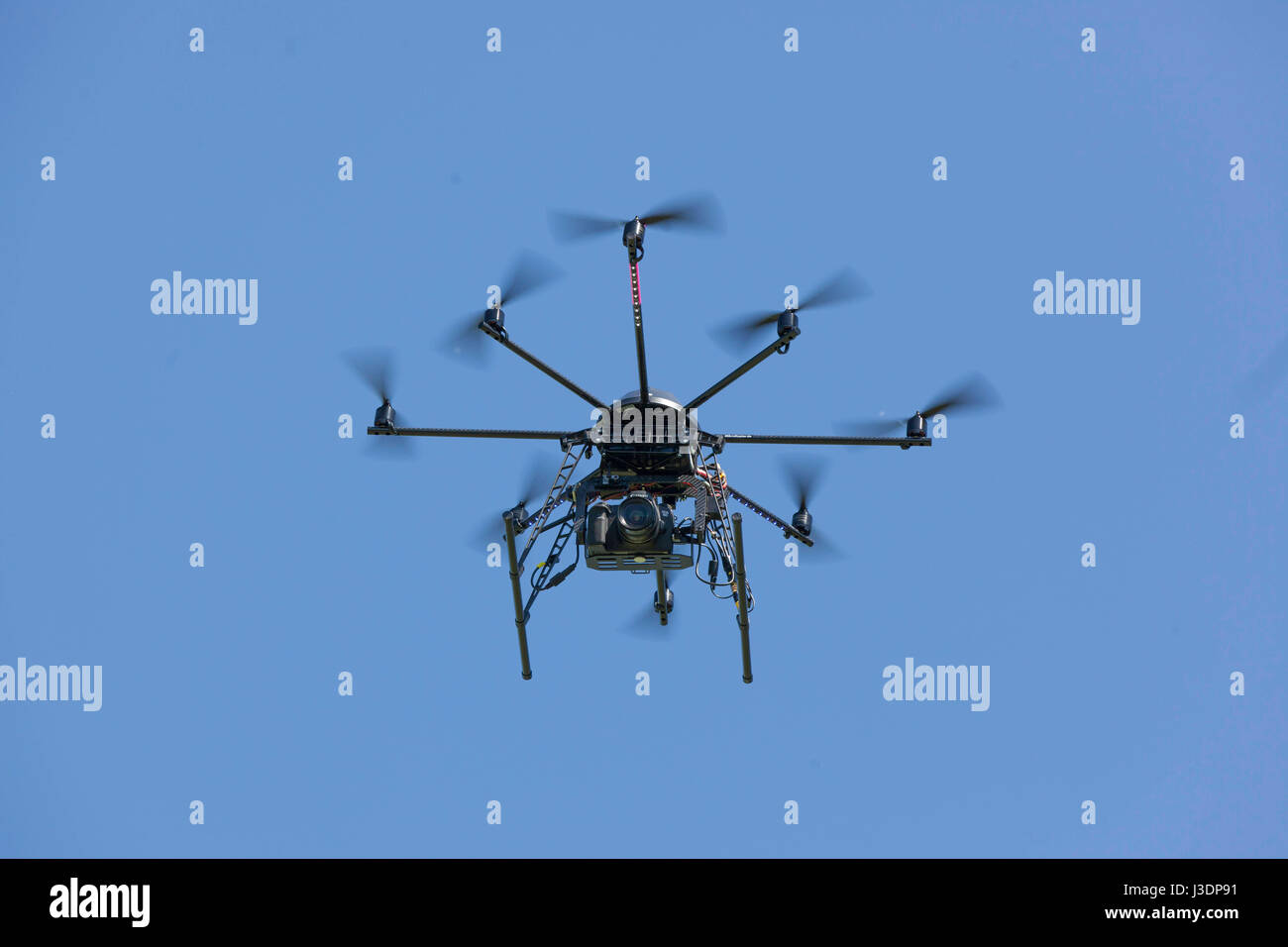 Drone in action Stock Photo - Alamy