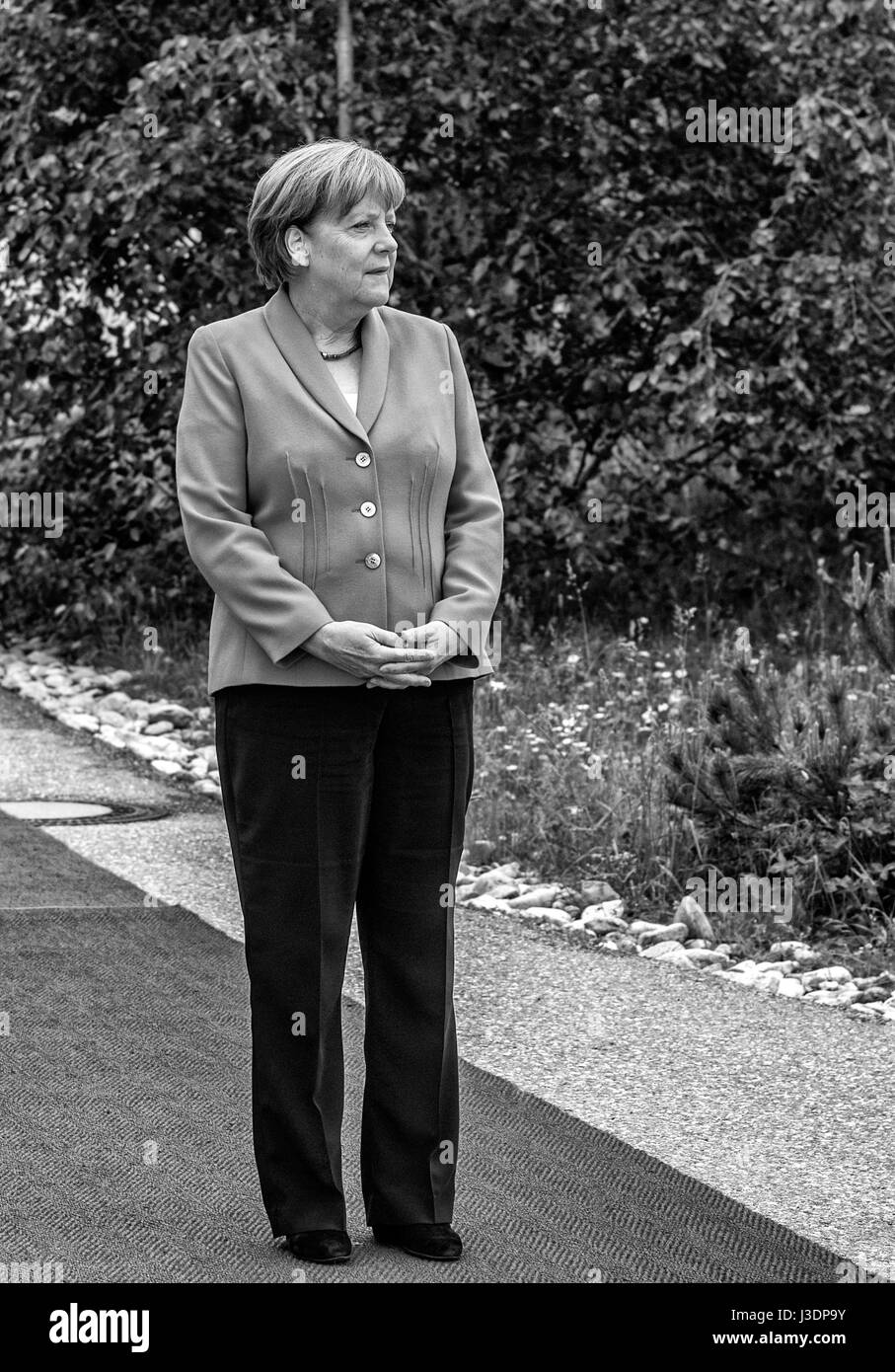 Angela Merkel Black and White Stock Photos & Images - Alamy