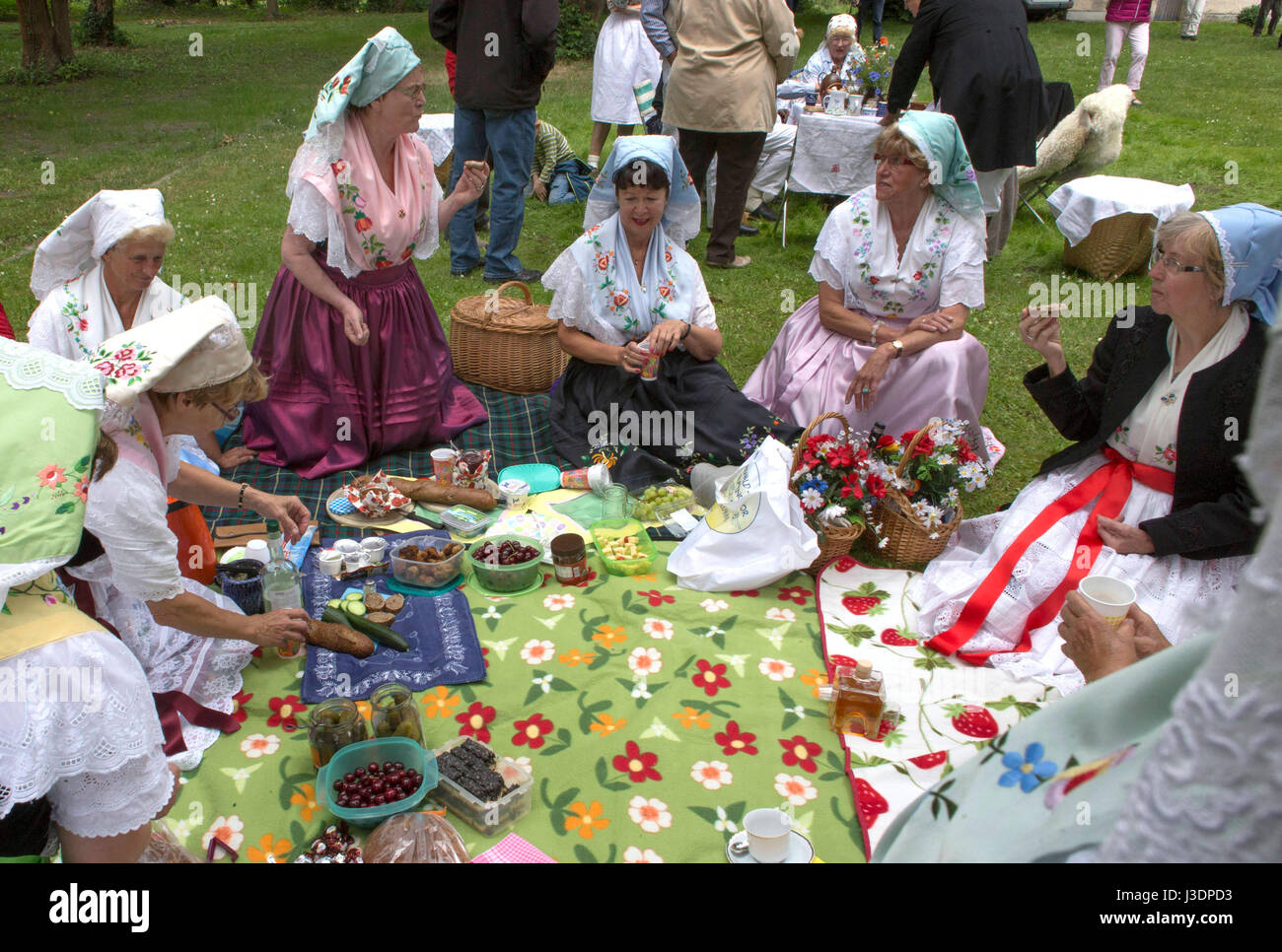 Costume festival at the Sorbs Stock Photo - Alamy