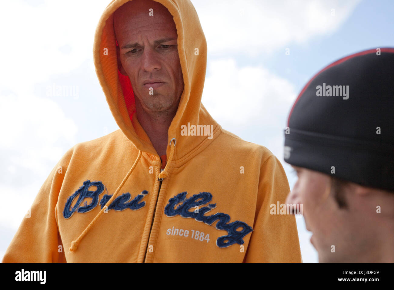 Freediving world record holder Herbert Nitsch at the training camp on ...