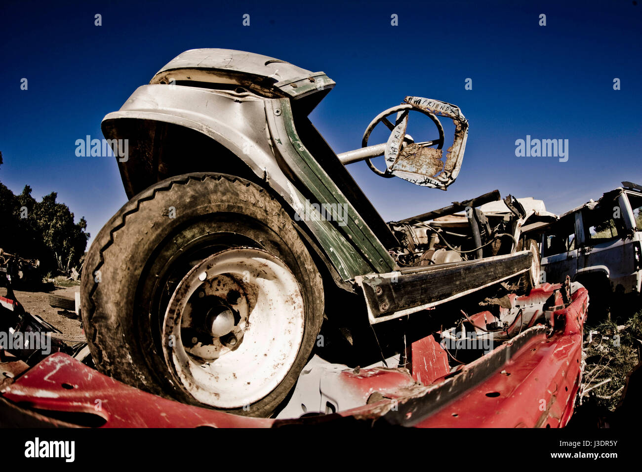 Wrecked golf cart hi-res stock photography and images - Alamy
