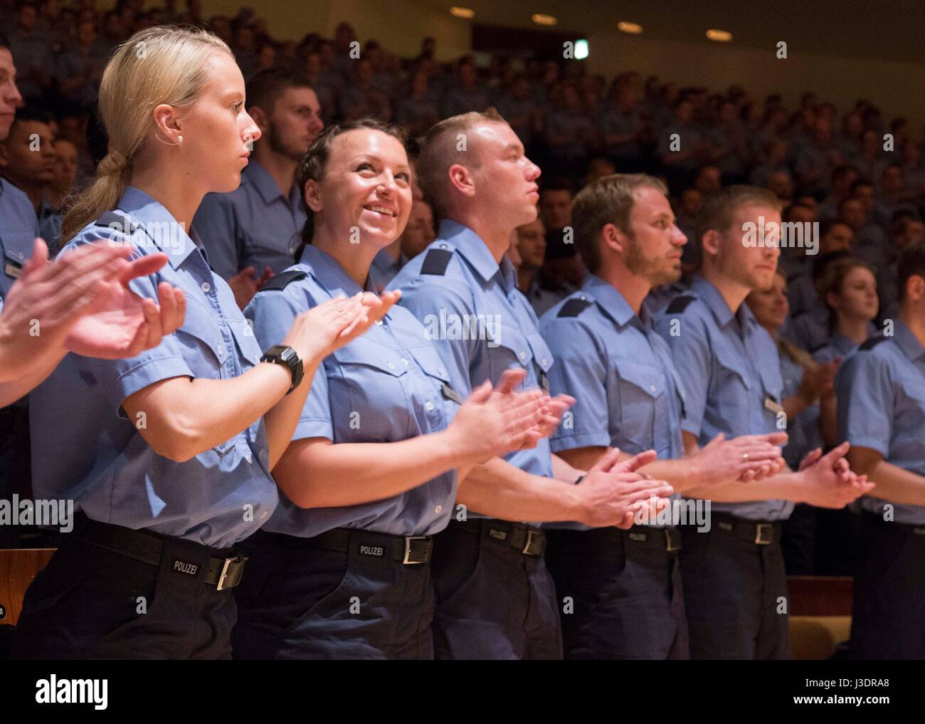 Swearing-in of police officers, 2015 Stock Photo - Alamy