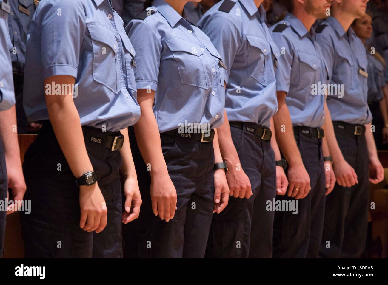 Swearing-in of police officers, 2015 Stock Photo - Alamy