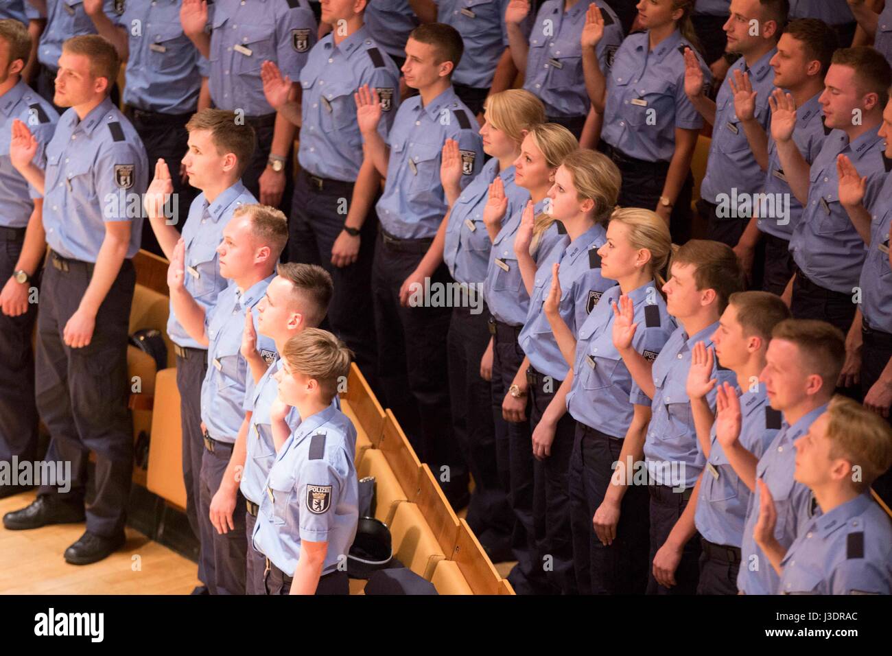 Swearing-in of police officers, 2015 Stock Photo - Alamy
