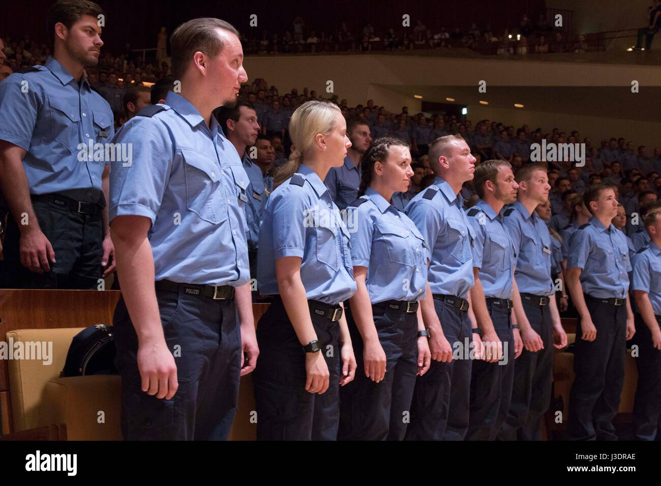 Swearing-in of police officers, 2015 Stock Photo - Alamy