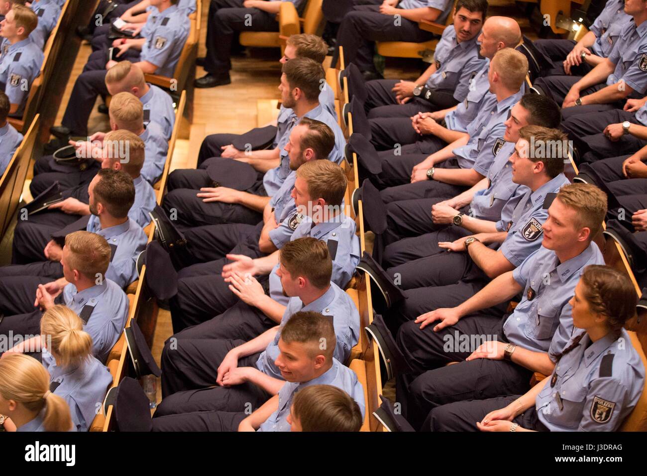 Swearing-in of police officers, 2015 Stock Photo - Alamy
