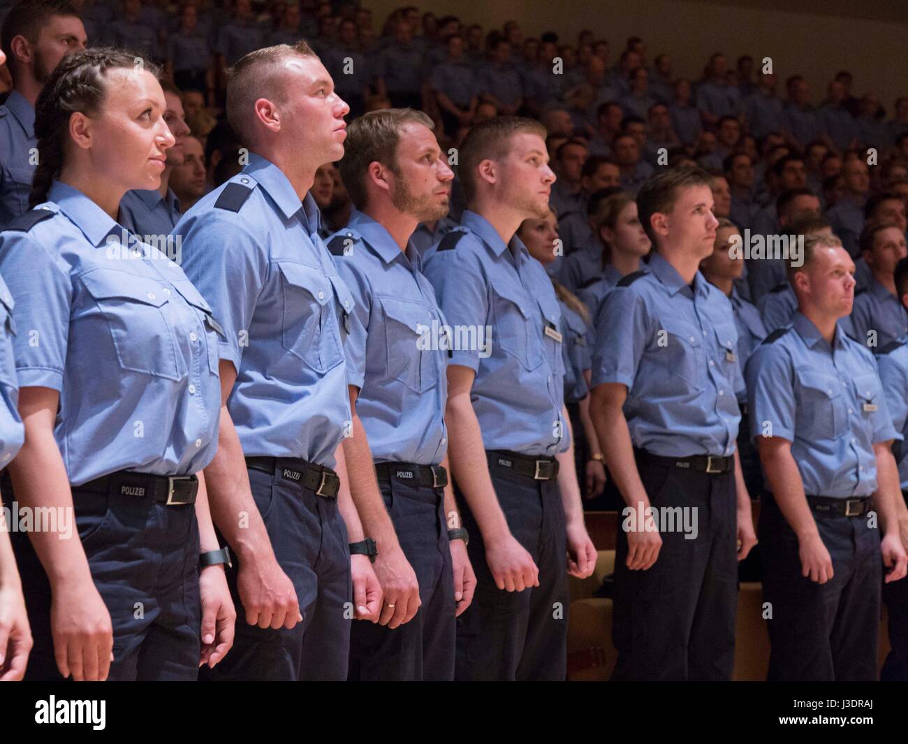 Swearing-in of police officers, 2015 Stock Photo - Alamy