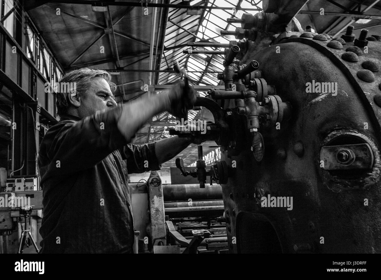 Works locomotive Black and White Stock Photos & Images - Alamy