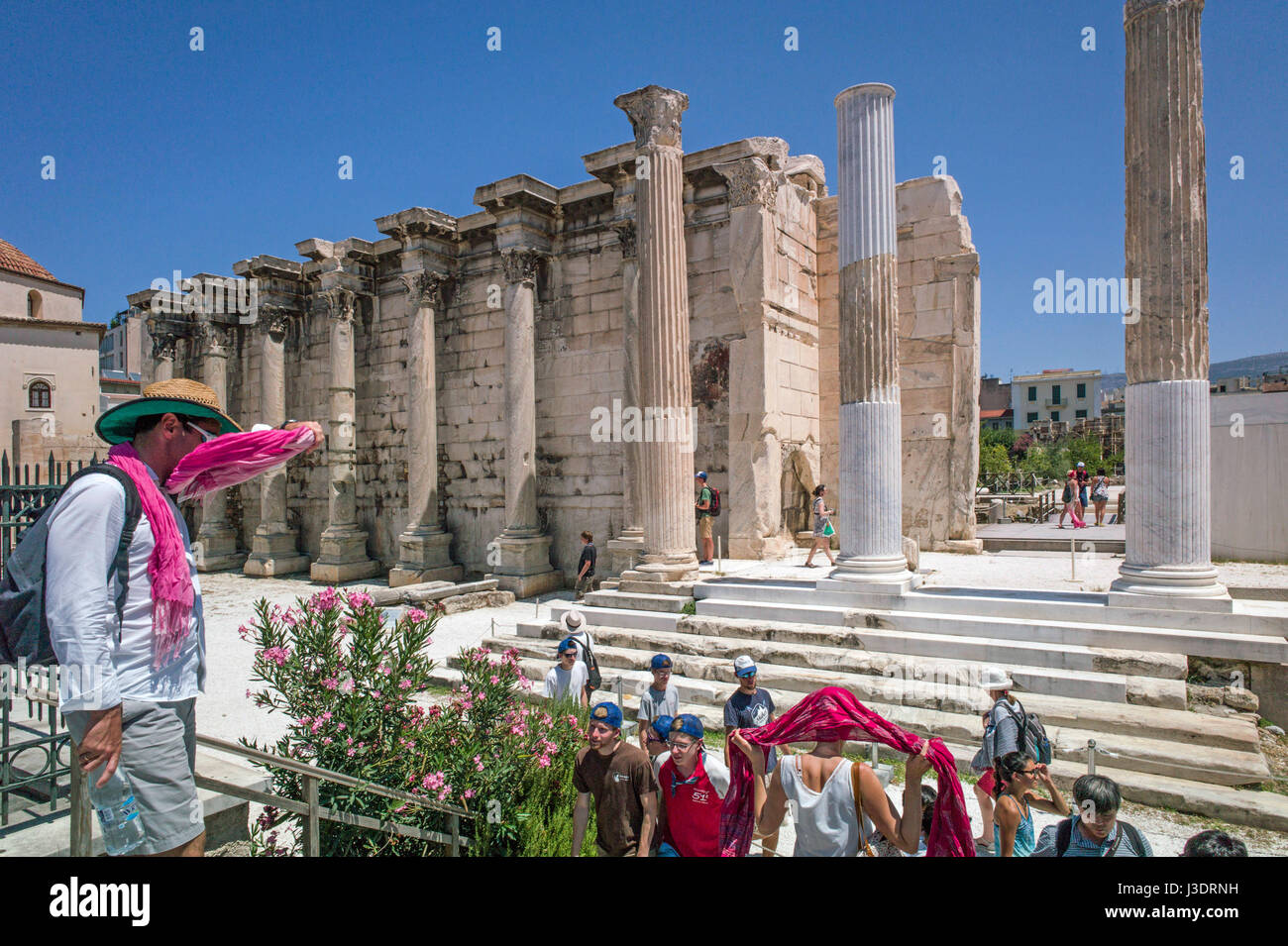 Hadrians library in athens hi-res stock photography and images - Alamy