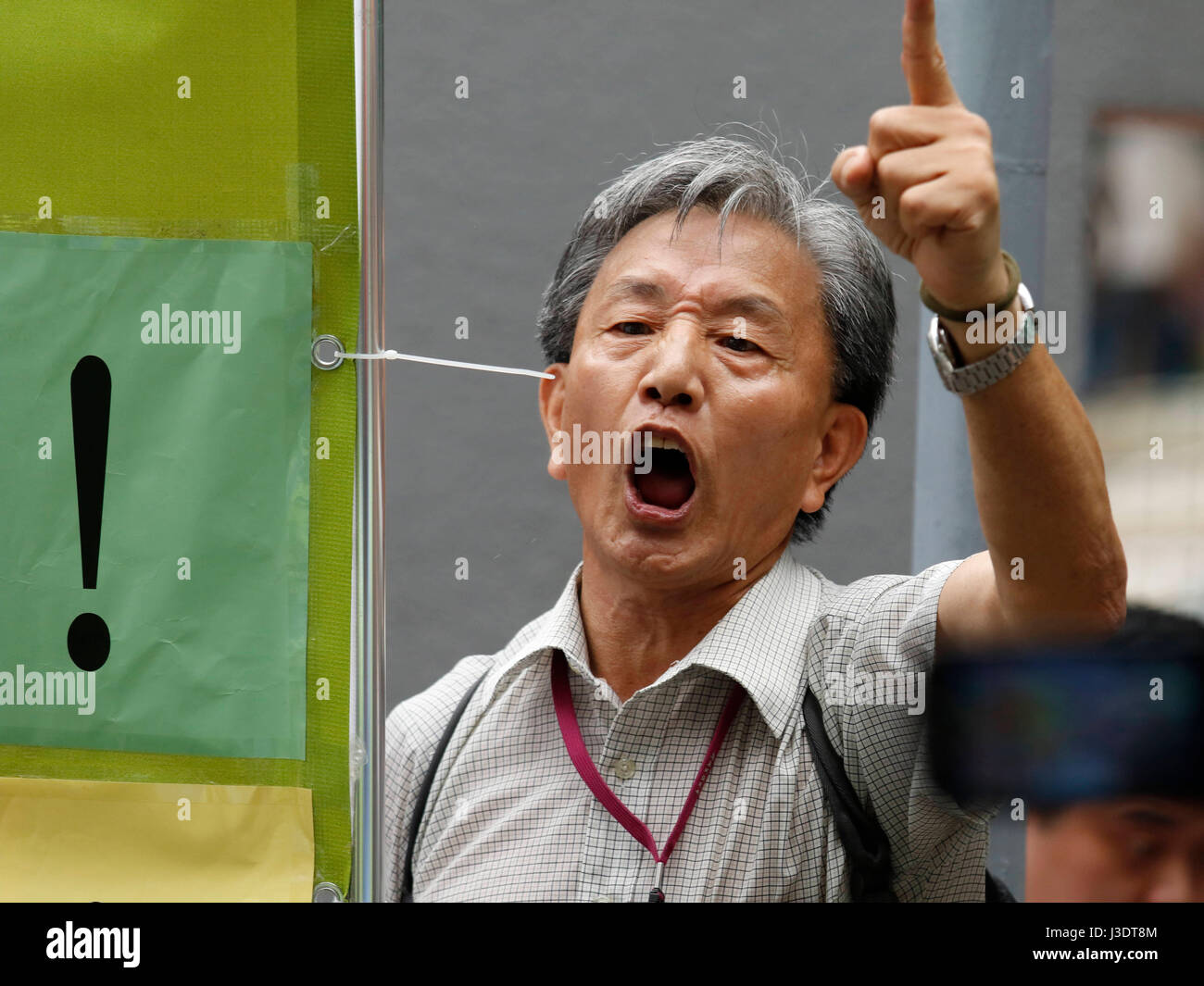 Lam Wing-kee parade in Hong Kong, 2016 Stock Photo - Alamy