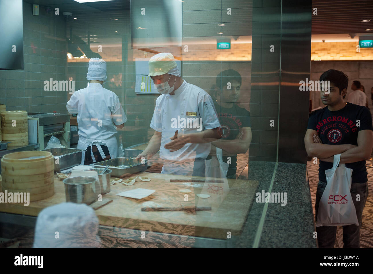 Singapore, Republic of Singapore, 2016, Dim Sum Restaurant kitchen ...