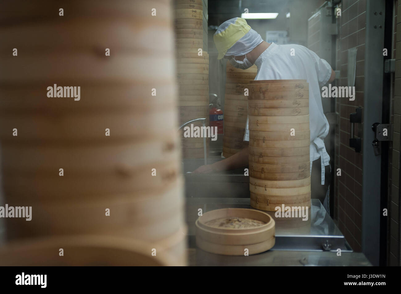 Singapore, Republic of Singapore, 2016, Dim Sum Restaurant kitchen ...