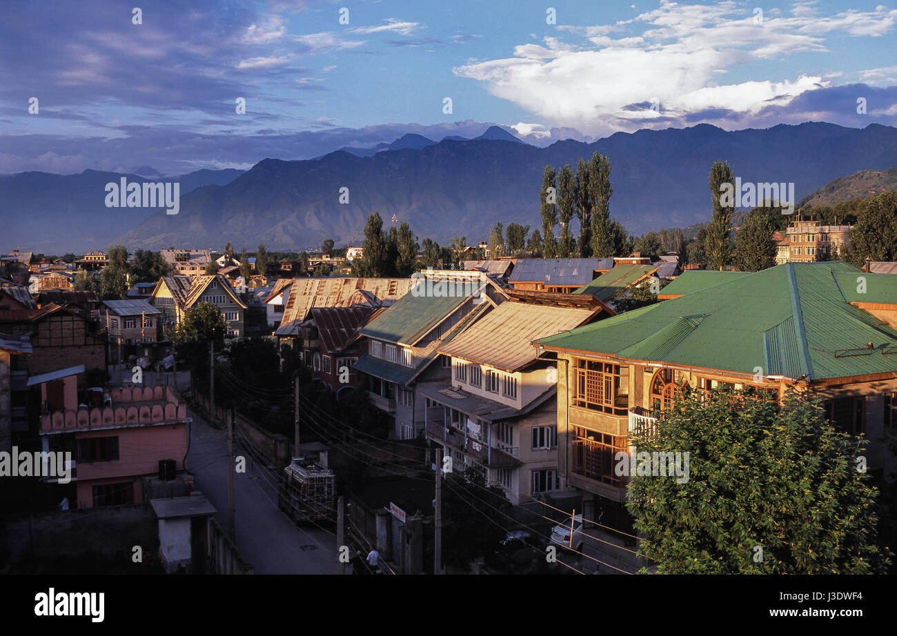 Aerial view of srinagar hi-res stock photography and images - Alamy