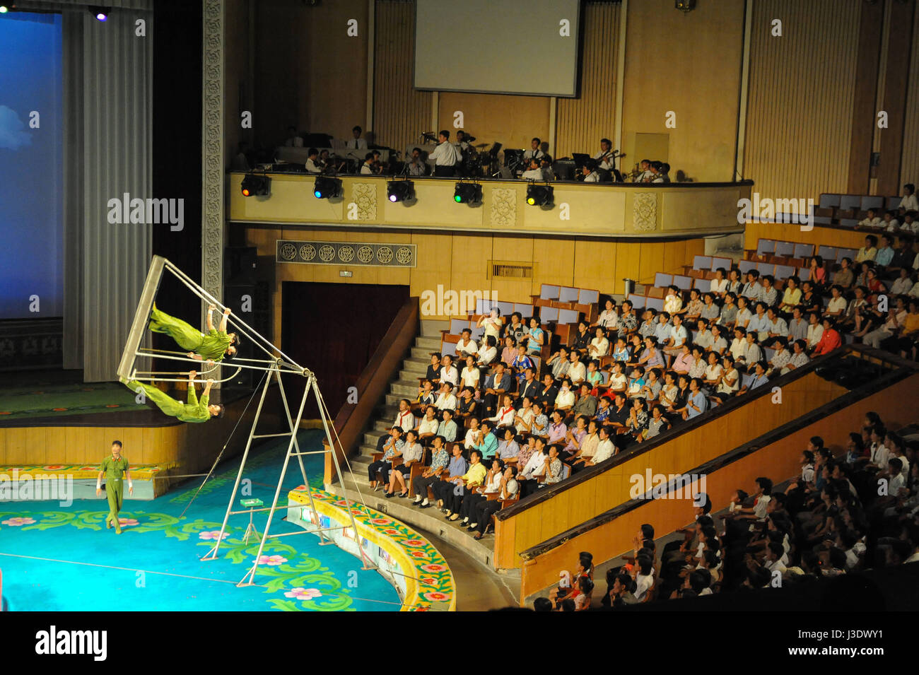 Pyongyang, North Korea, Asia, Military circus in Pyongyang Stock Photo ...