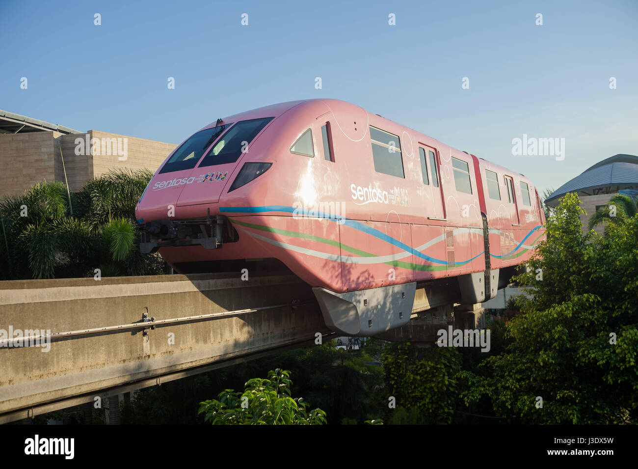Singapore, Republic of Singapore, Asia, Sentosa Express Stock Photo - Alamy