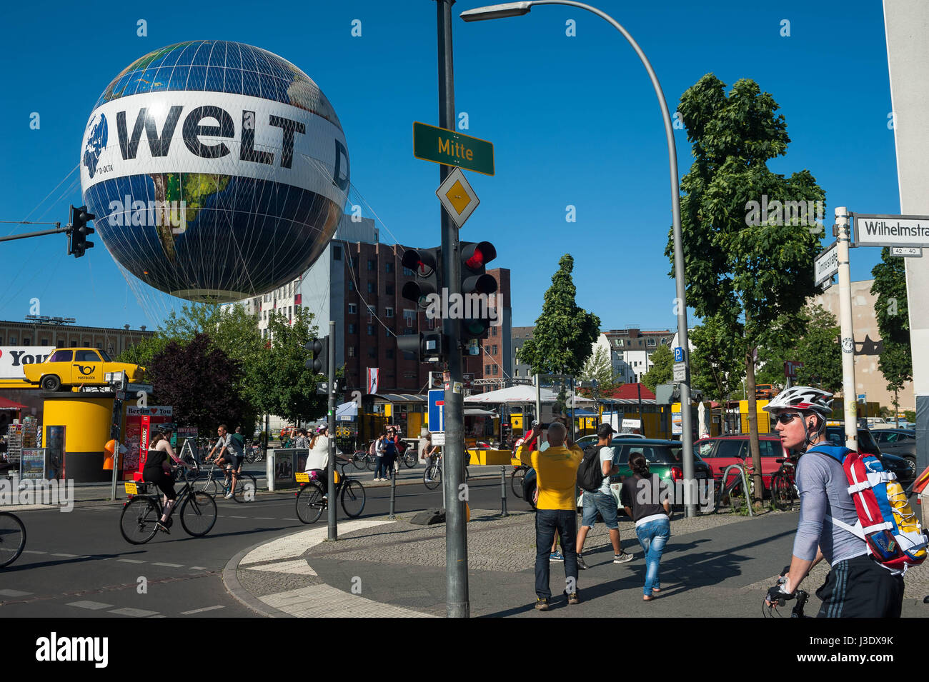 Berlin, Germany, A street scene in Berlin-Mitte Stock Photo - Alamy