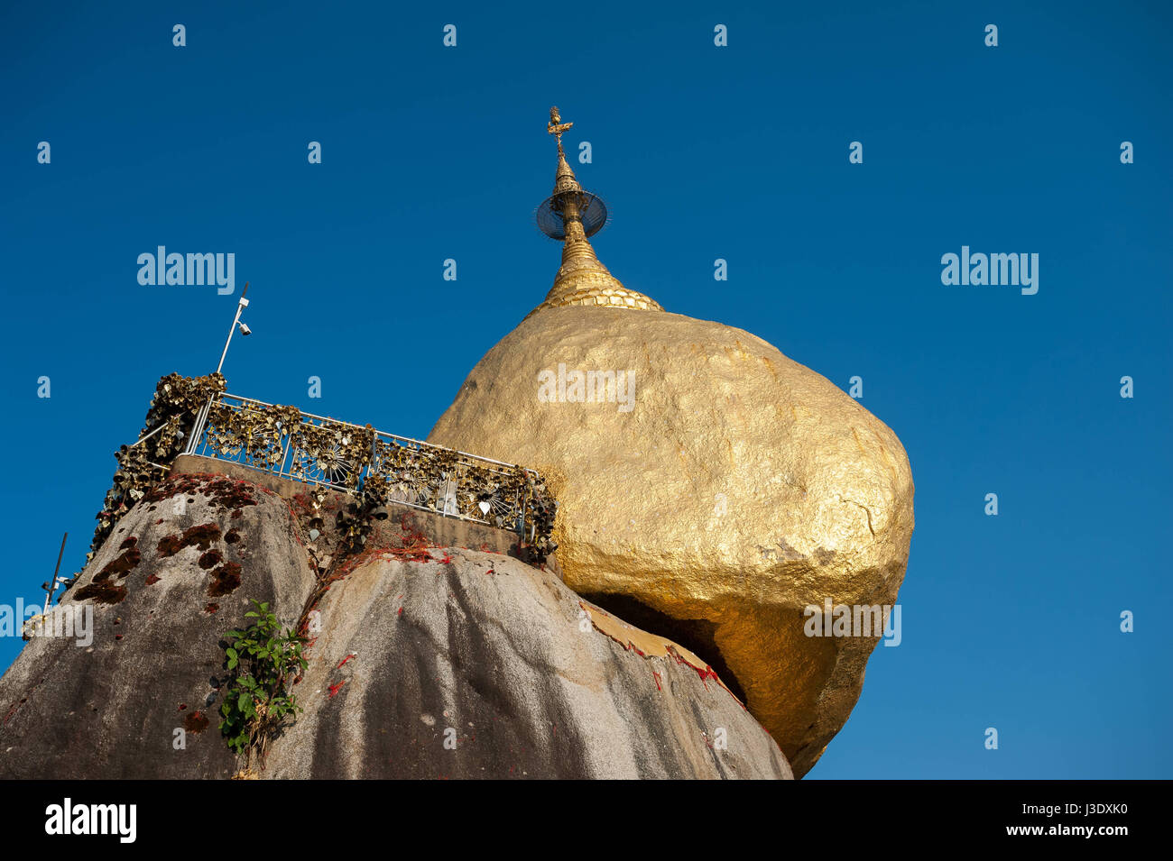 Kyaikto, Republic of the Union of Myanmar, Asia, Golden Rock with the ...