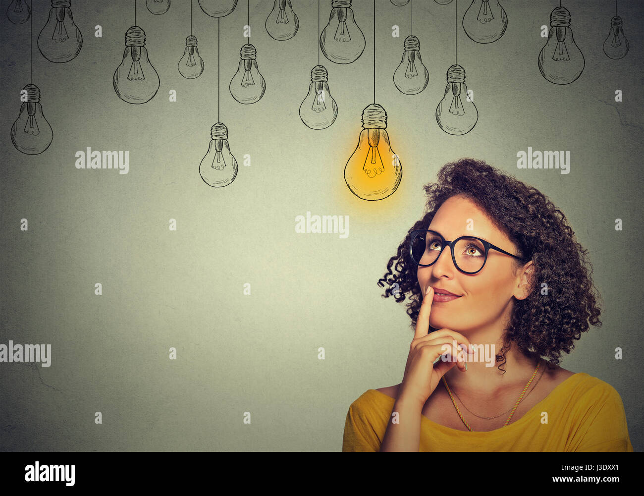 Lightbulb brain hi-res stock photography and images - Alamy