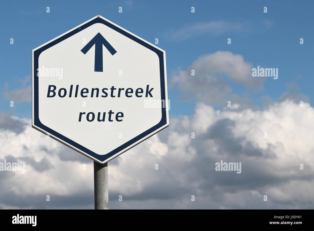 Dutch tourist route sign Stock Photo - Alamy