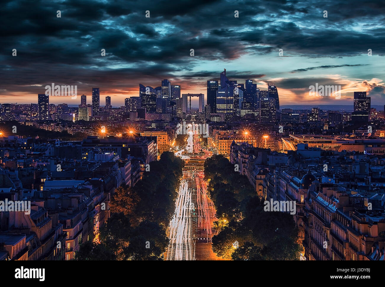 Paris defense aerial view hi-res stock photography and images - Alamy