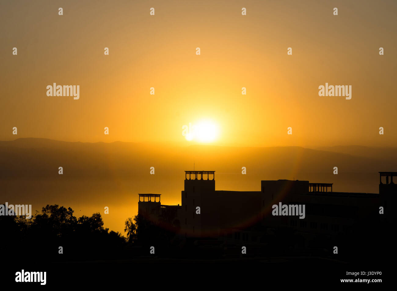 Dead Sea Sunset Jordan Middle East Stock Photo - Alamy