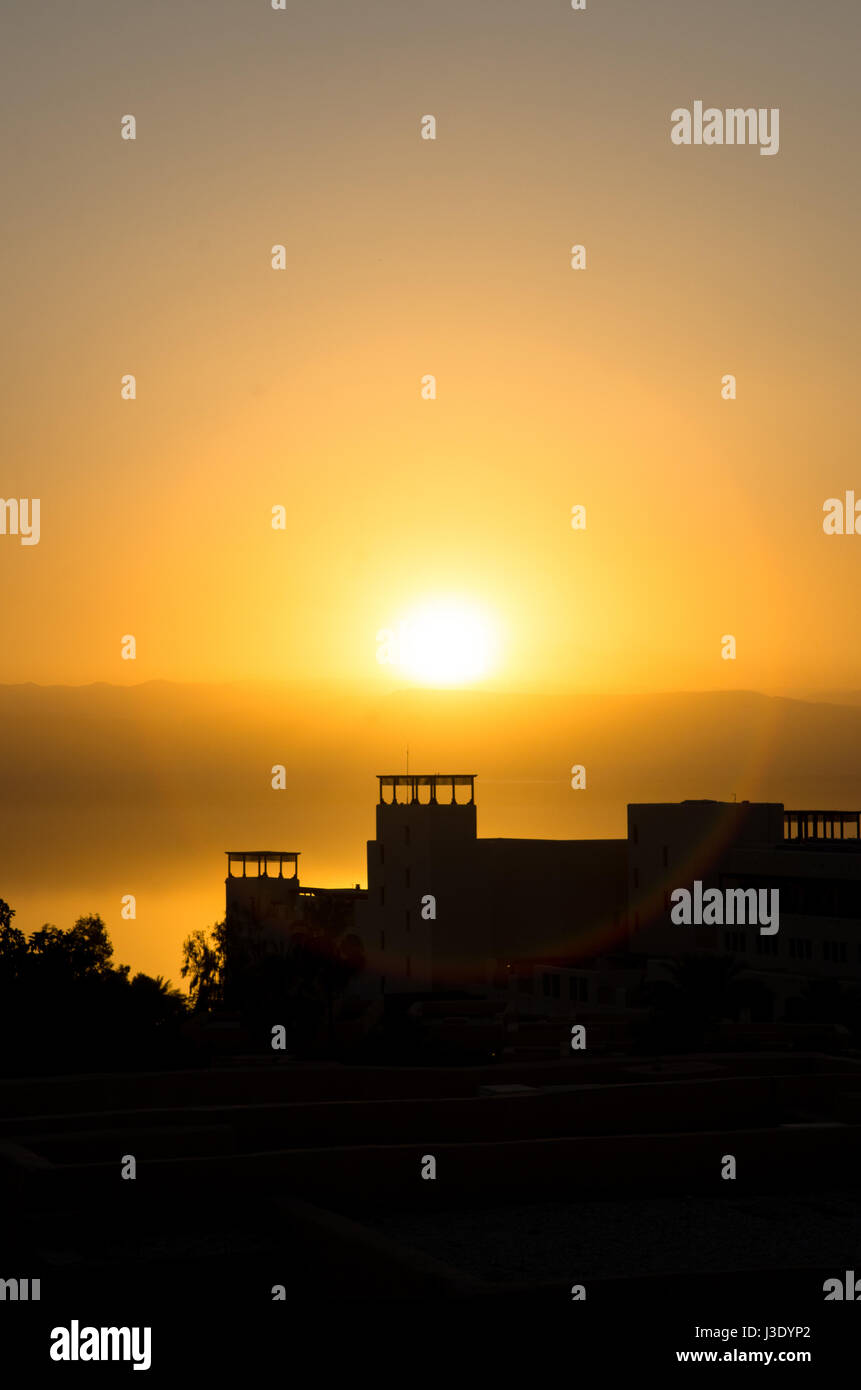 Dead Sea Sunset Jordan Middle East Stock Photo - Alamy