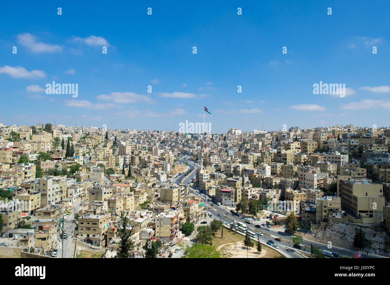 Amman Citadel Jordan Middle East Stock Photo - Alamy