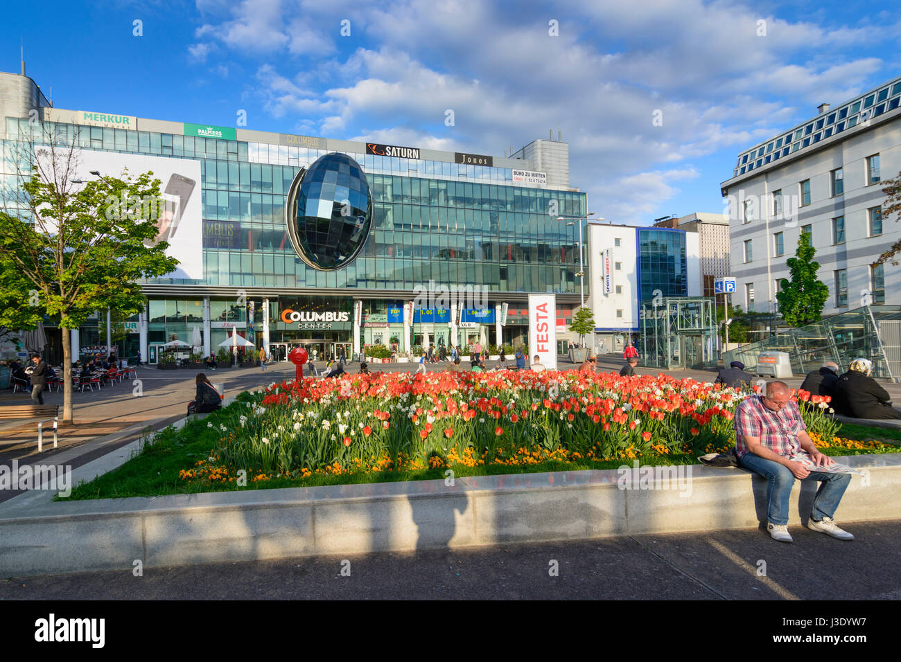square Columbusplatz, Columbus shopping center, Wien, Vienna, 10 ...
