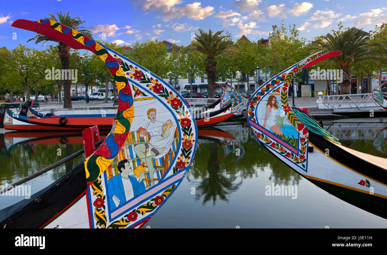 Traditional moliceiro boat hi-res stock photography and images - Alamy