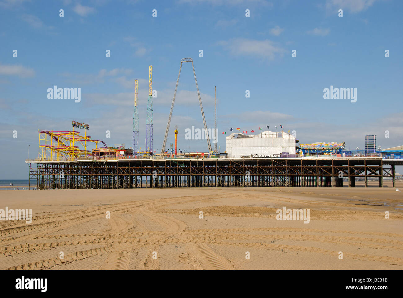 South Pier, Blackpool, Lancashire, England Stock Photo - Alamy