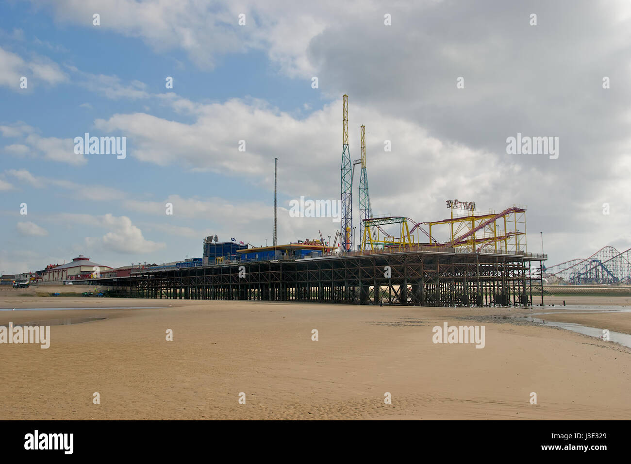 South Pier, Blackpool, Lancashire, England Stock Photo - Alamy