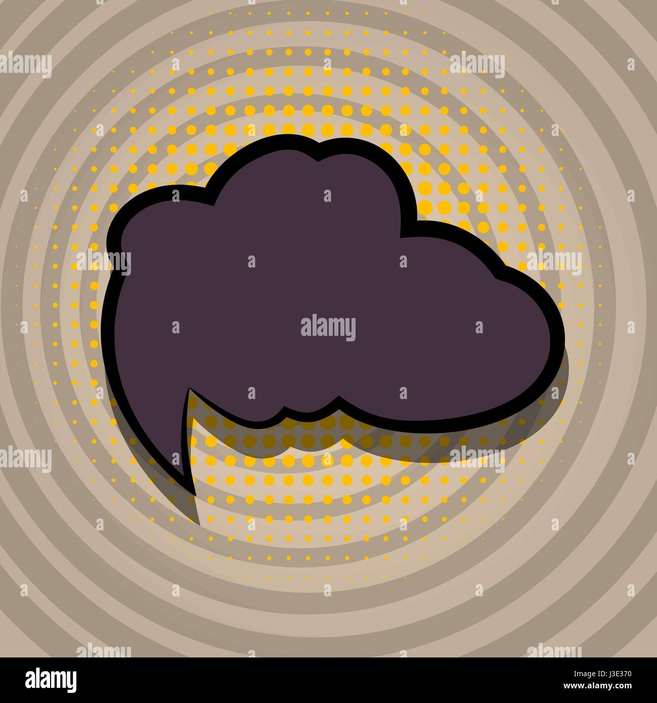 Pop art cartoon comic text balloon Stock Vector Image & Art - Alamy