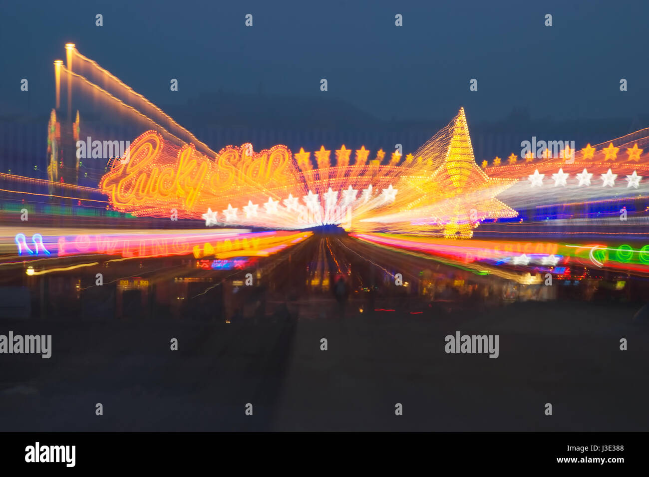 Promenade lights in Blackpool, Lancashire, England Stock Photo - Alamy