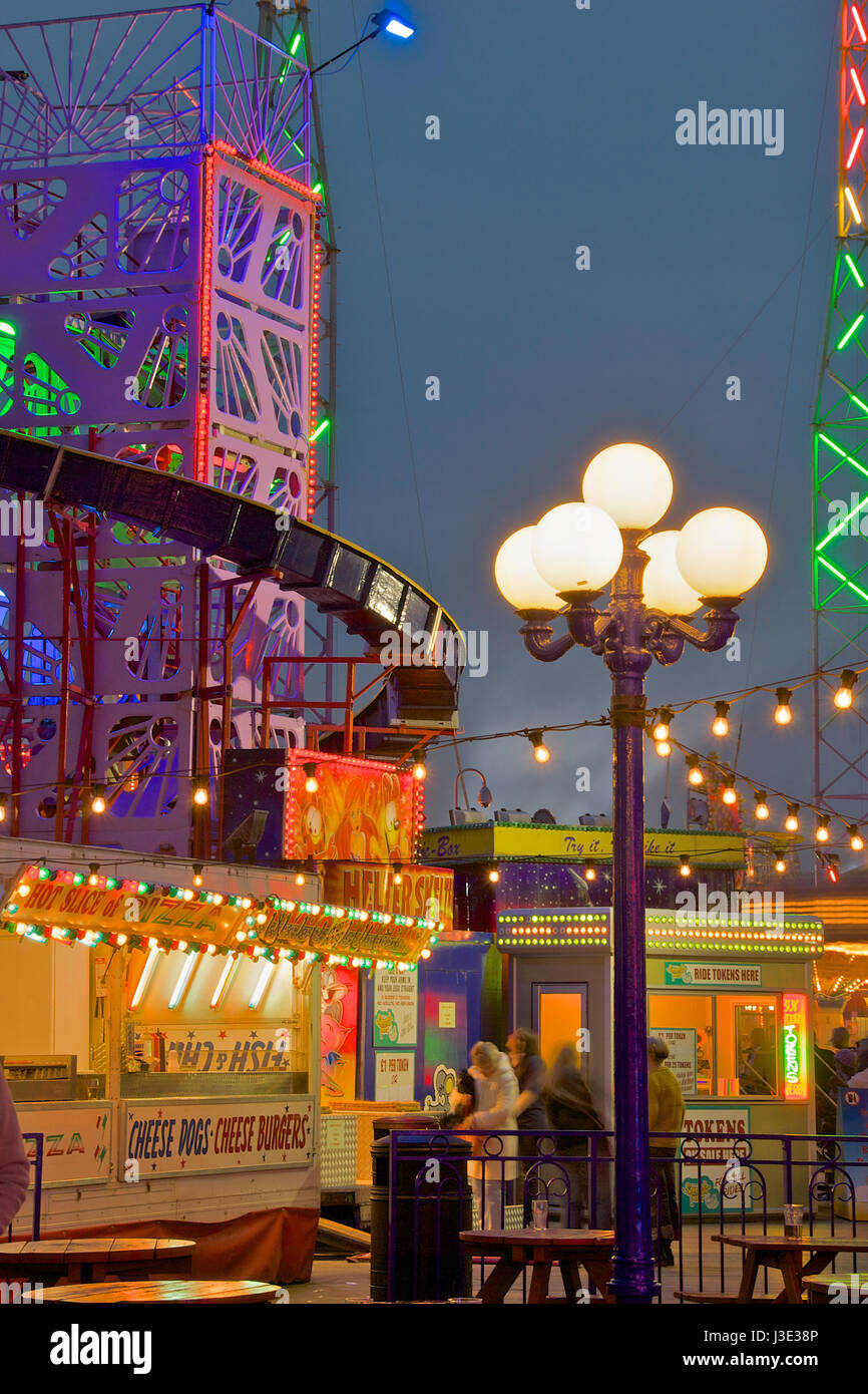 Promenade lights in Blackpool, Lancashire, England Stock Photo - Alamy