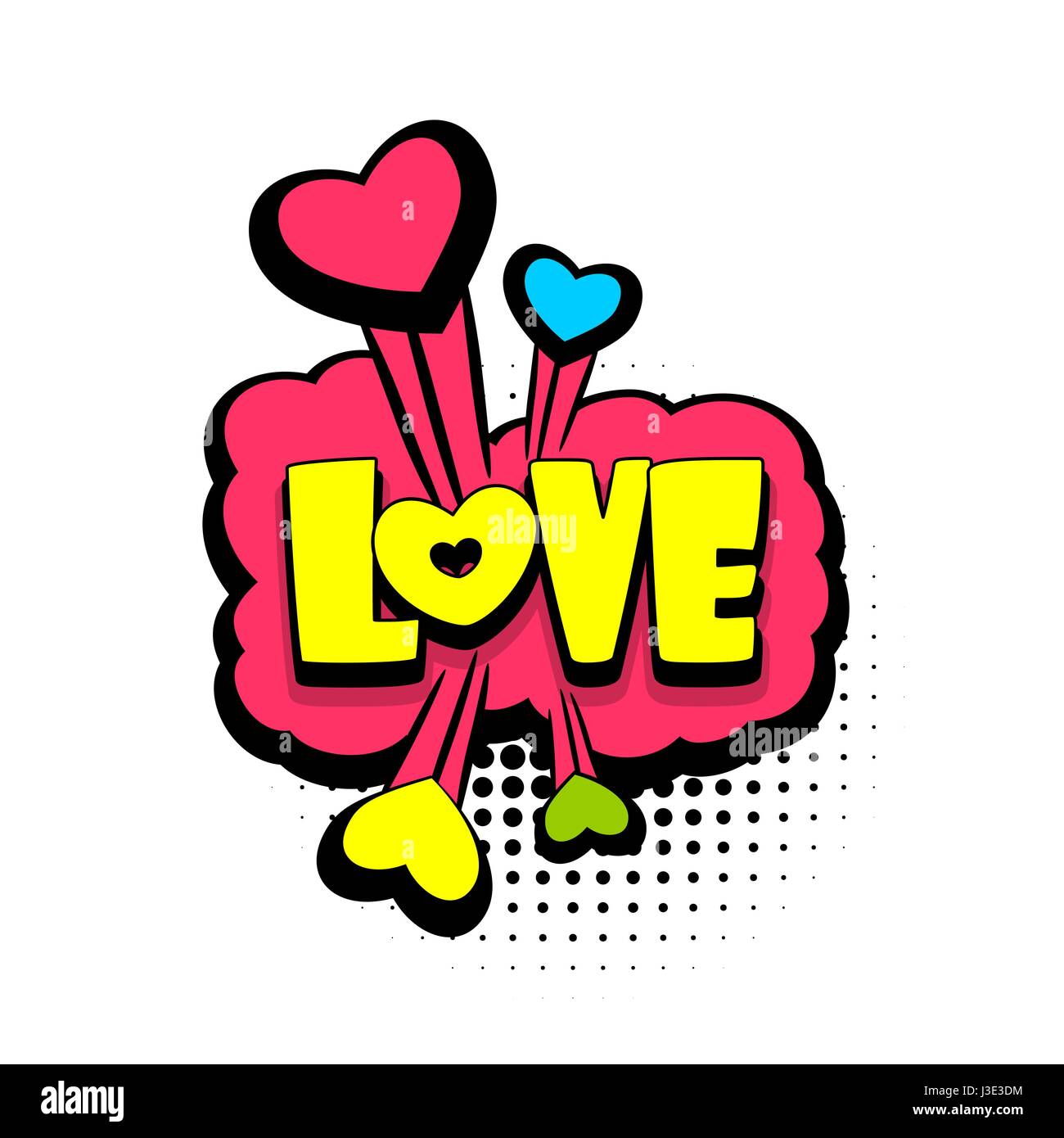 Love heart bubble Stock Vector Images - Alamy