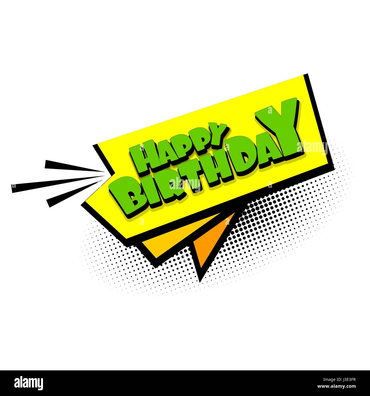 Text happy birthday Cut Out Stock Images & Pictures - Alamy