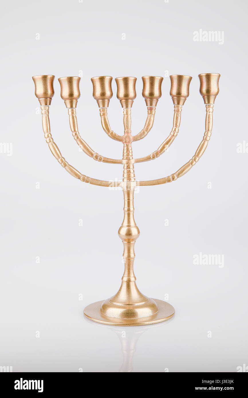 Seven golden candlestick hi-res stock photography and images - Alamy