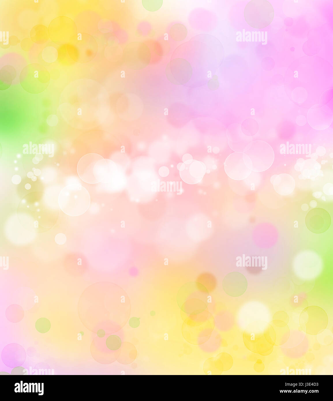 Assorted color circles abstract blurred background Stock Photo - Alamy