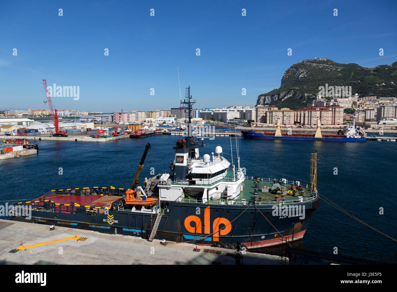 Gibraltar harbour hi-res stock photography and images - Alamy