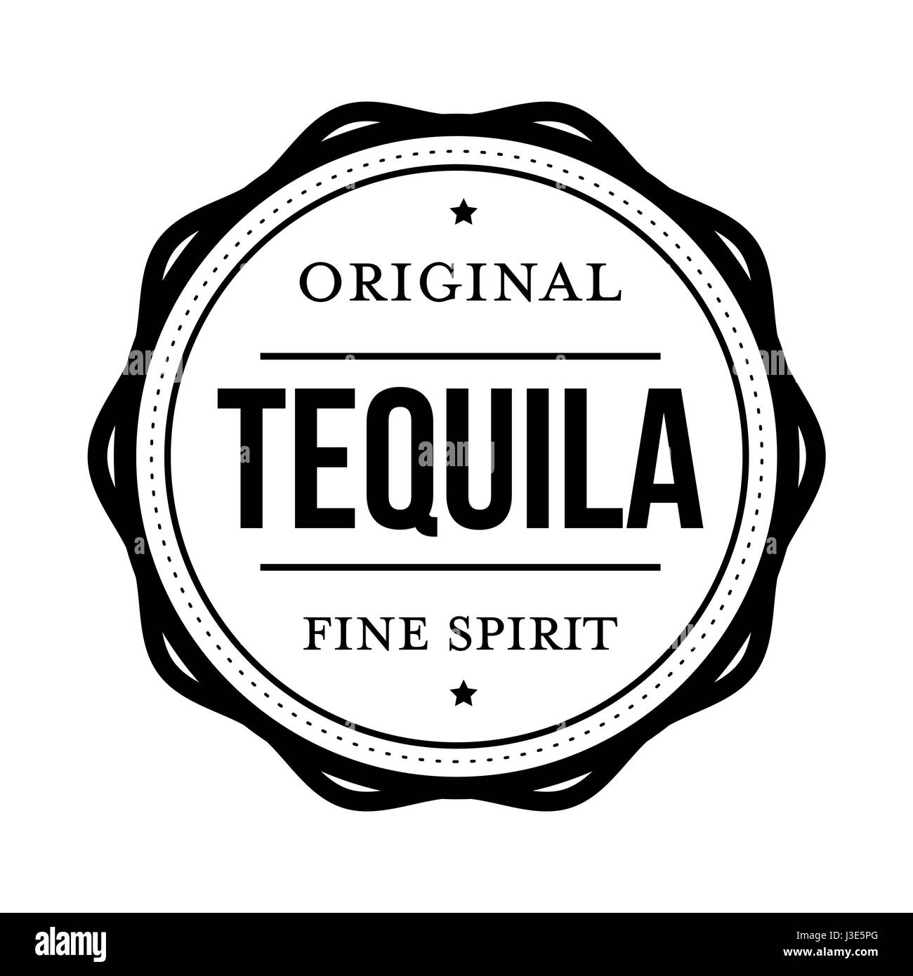 Tequila Vintage stamp vector Stock Vector Image & Art - Alamy