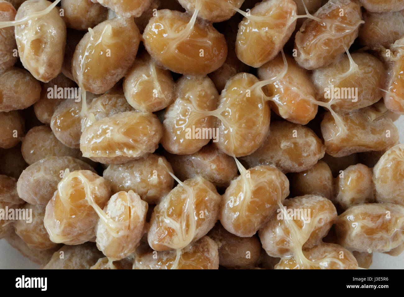 Fermented Soybeans, Natto, Japanese snack Stock Photo - Alamy