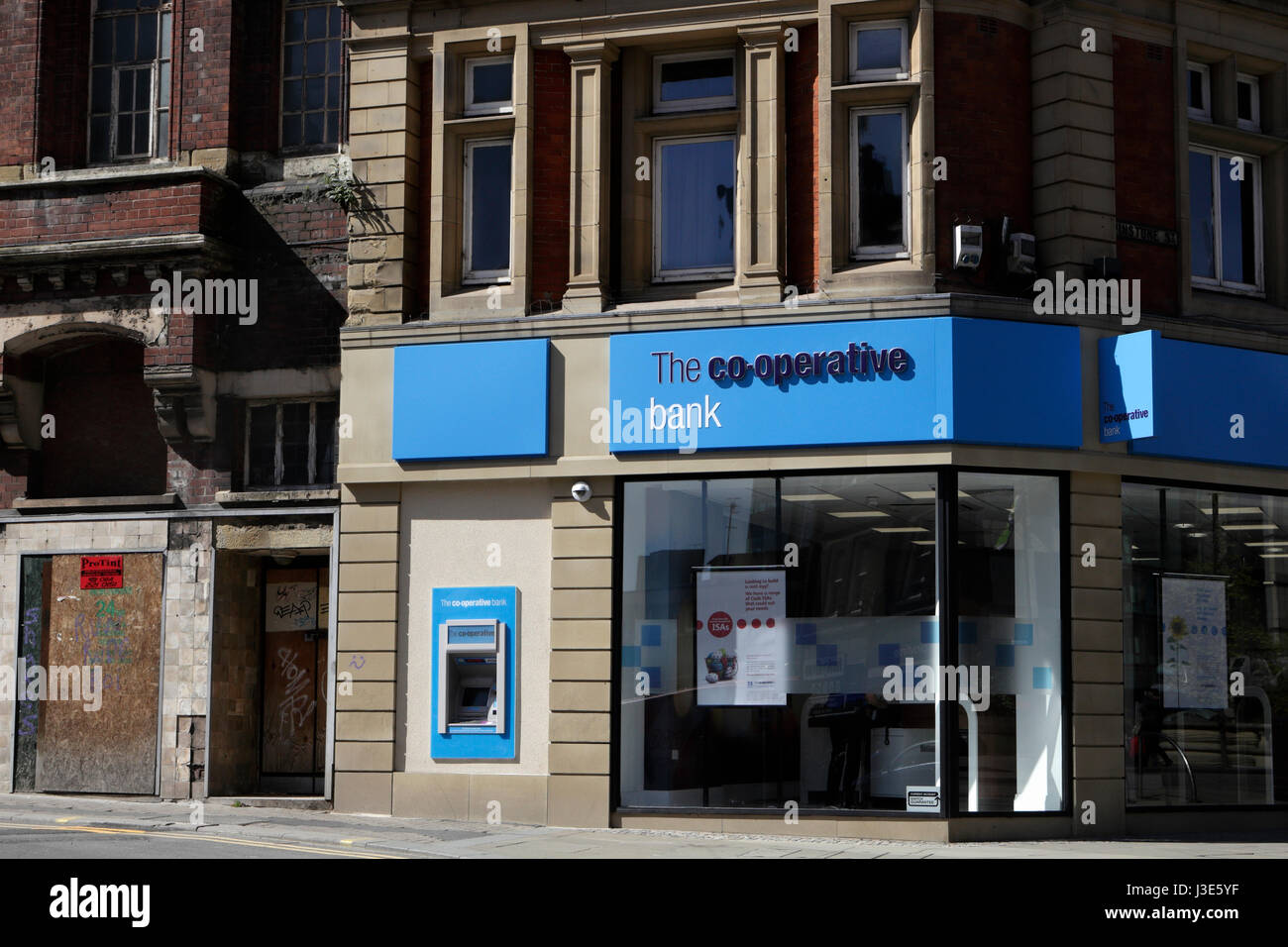Co Operative bank Sheffield city centre, next to run down citadel ...