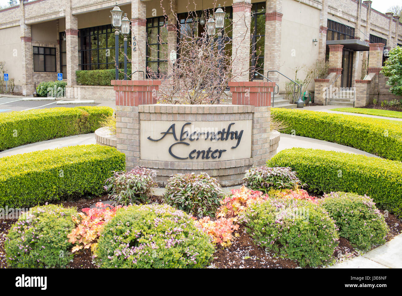 Abernethy Center and Chapel in Oregon Stock Photo - Alamy