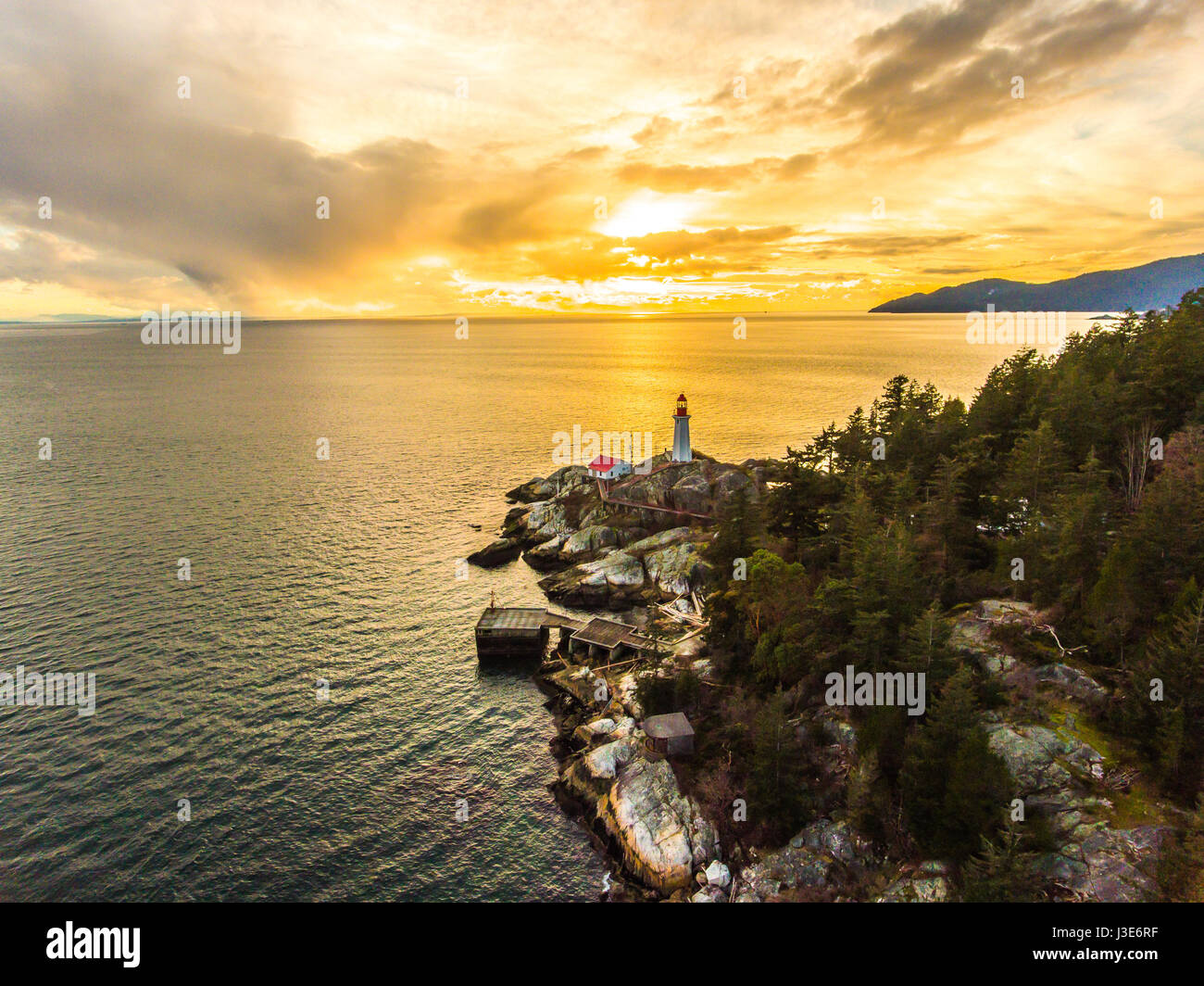 lighthouse park vancouver canada Stock Photo - Alamy
