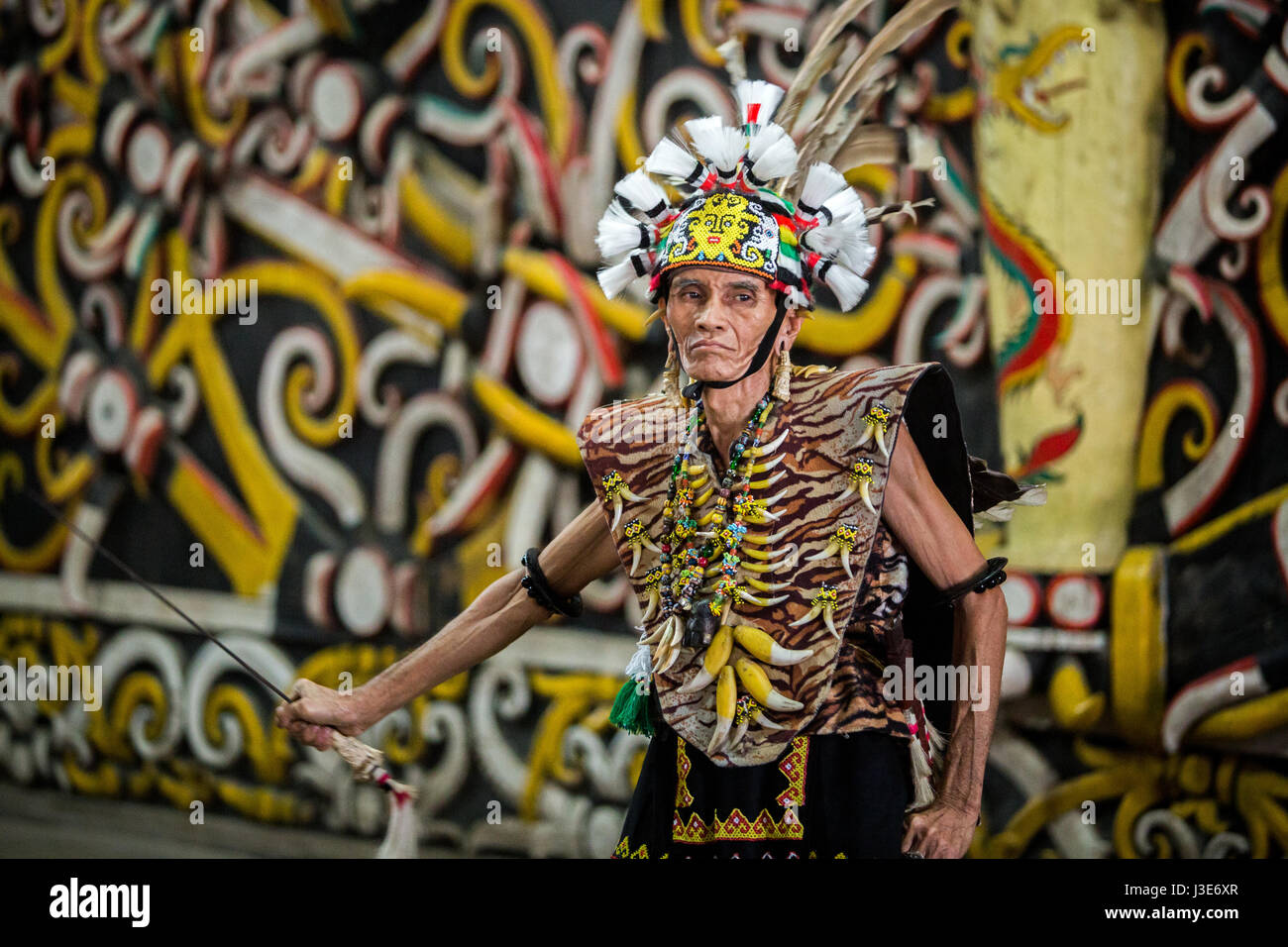 Dayak people hi-res stock photography and images - Alamy