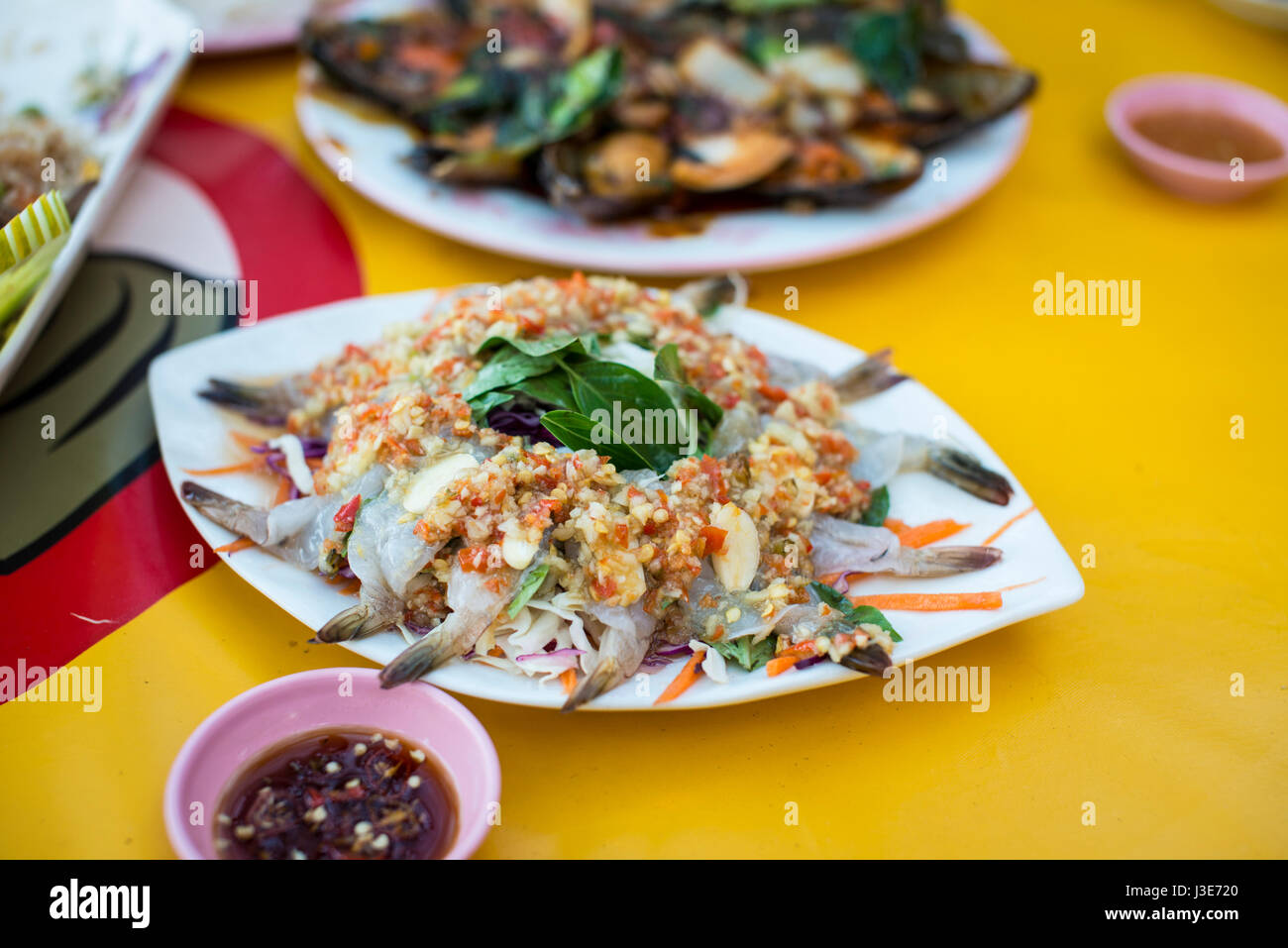 Laos fish seafood hi-res stock photography and images - Alamy