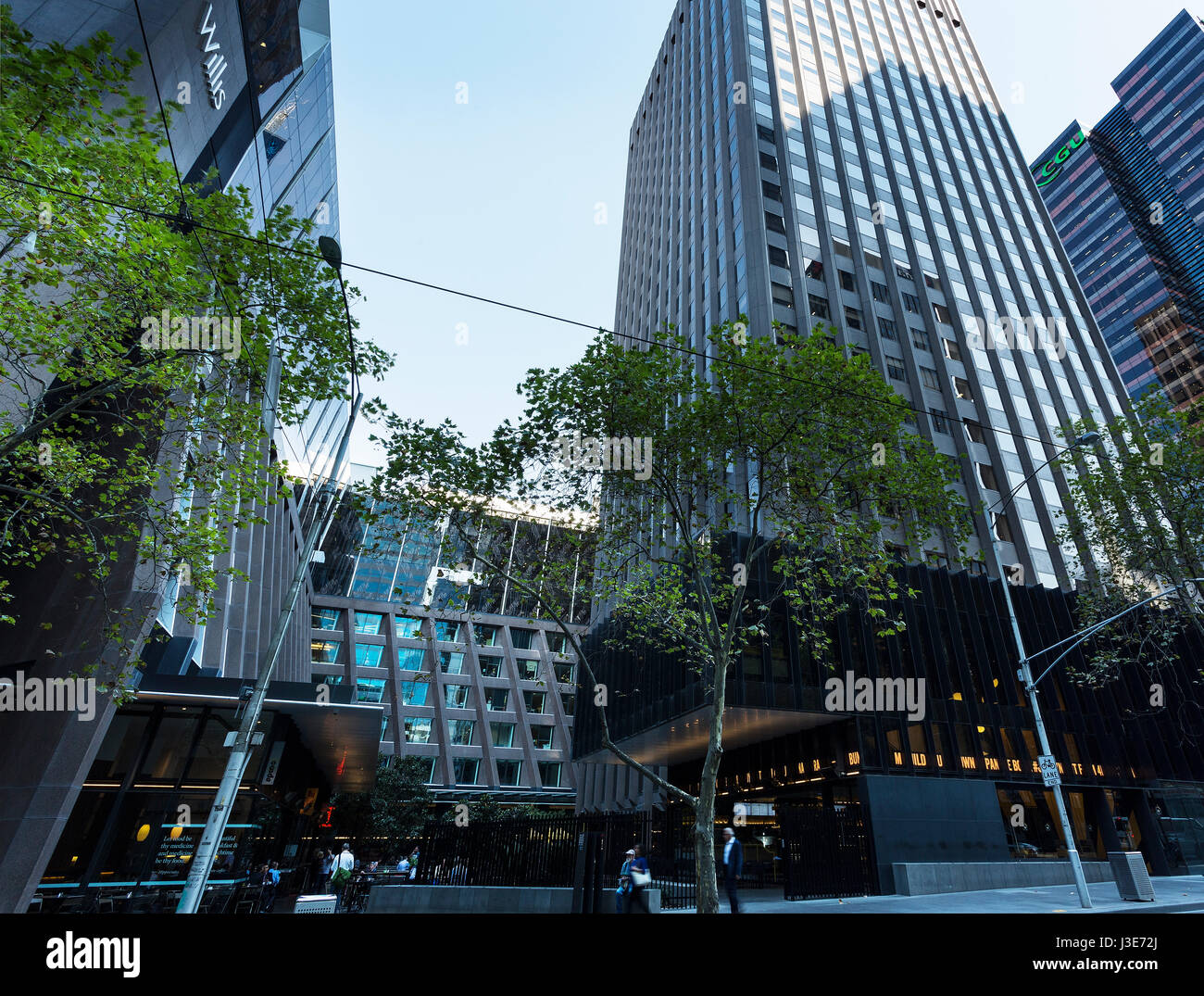AMP Tower (527–535 Bourke Street) is a skyscraper situated in Melbourne ...