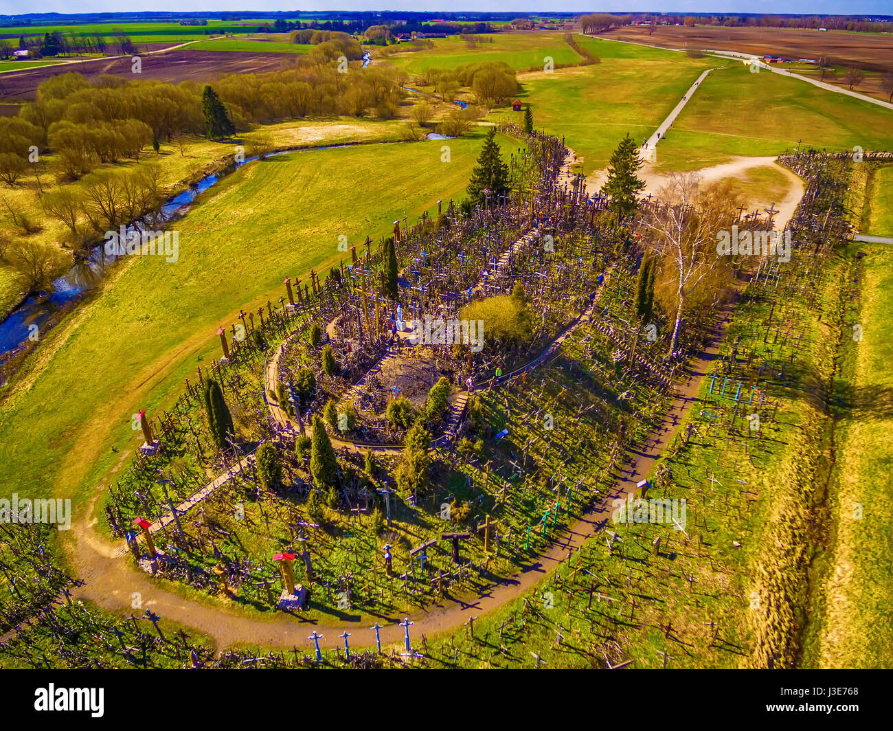Aerial view kryziu kalnas hi-res stock photography and images - Alamy